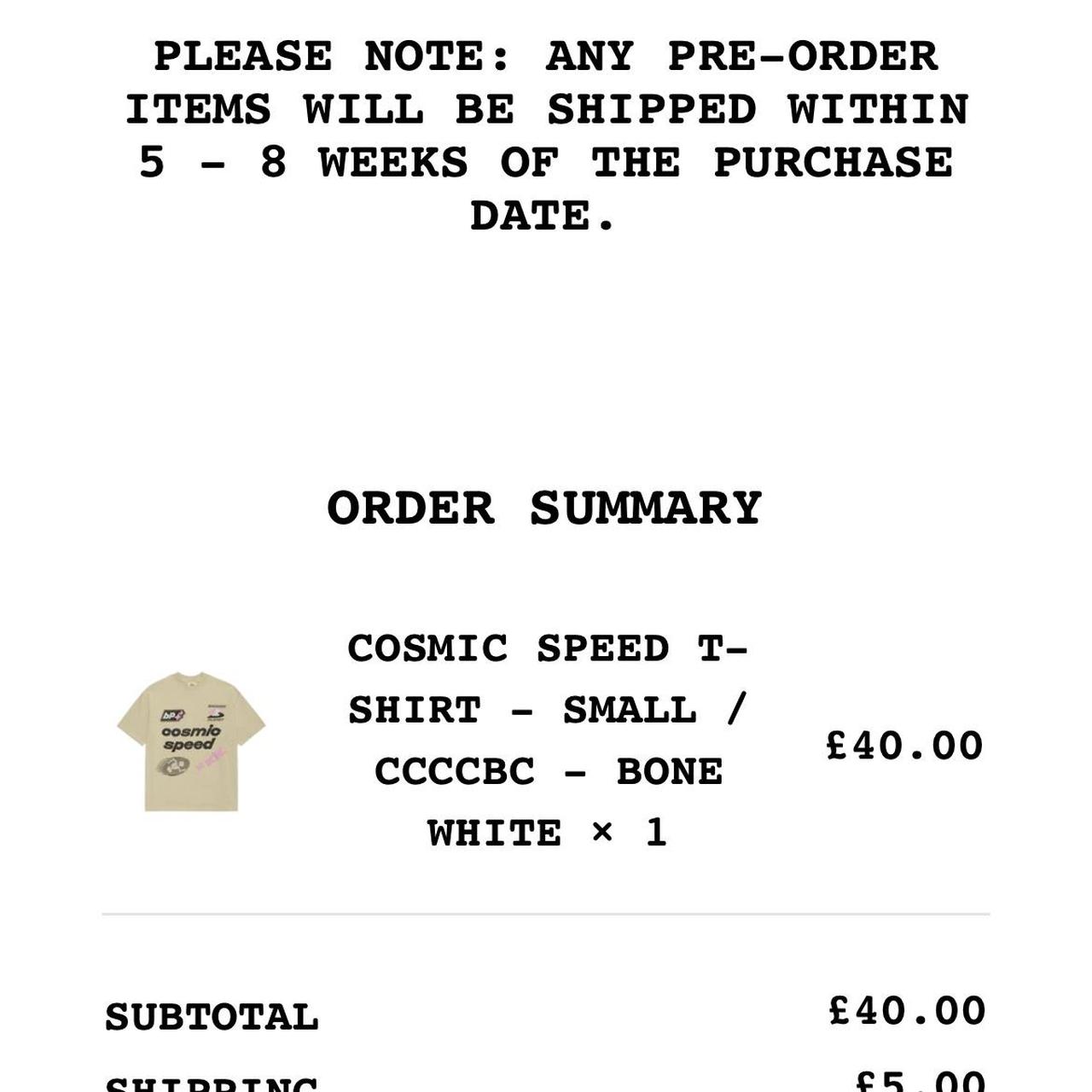 Broken planet cosmic speed T-shirt Brand new, never... - Depop