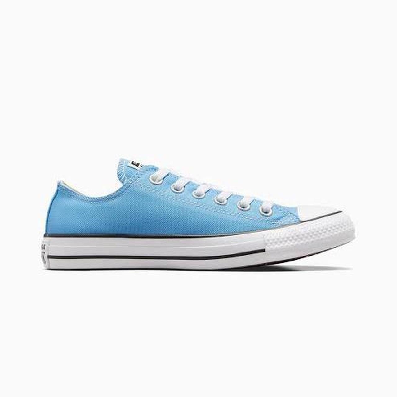 Blue converses Low tops Absolutely love these just... - Depop