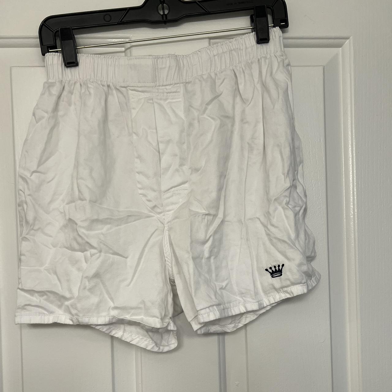 royal highnies white boxers. size 34 - Depop