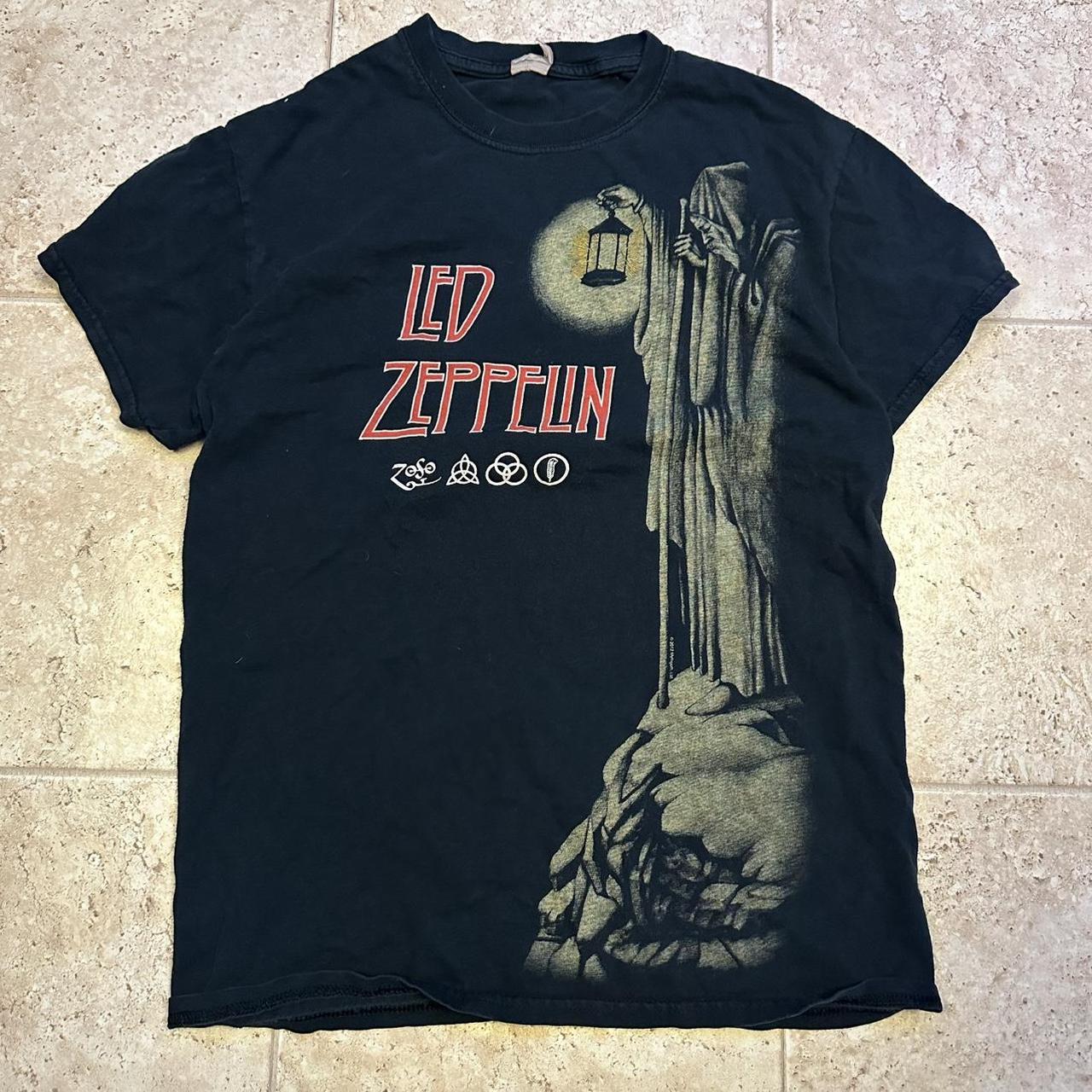 Led Zeppelin graphic tee Size S... | Depop