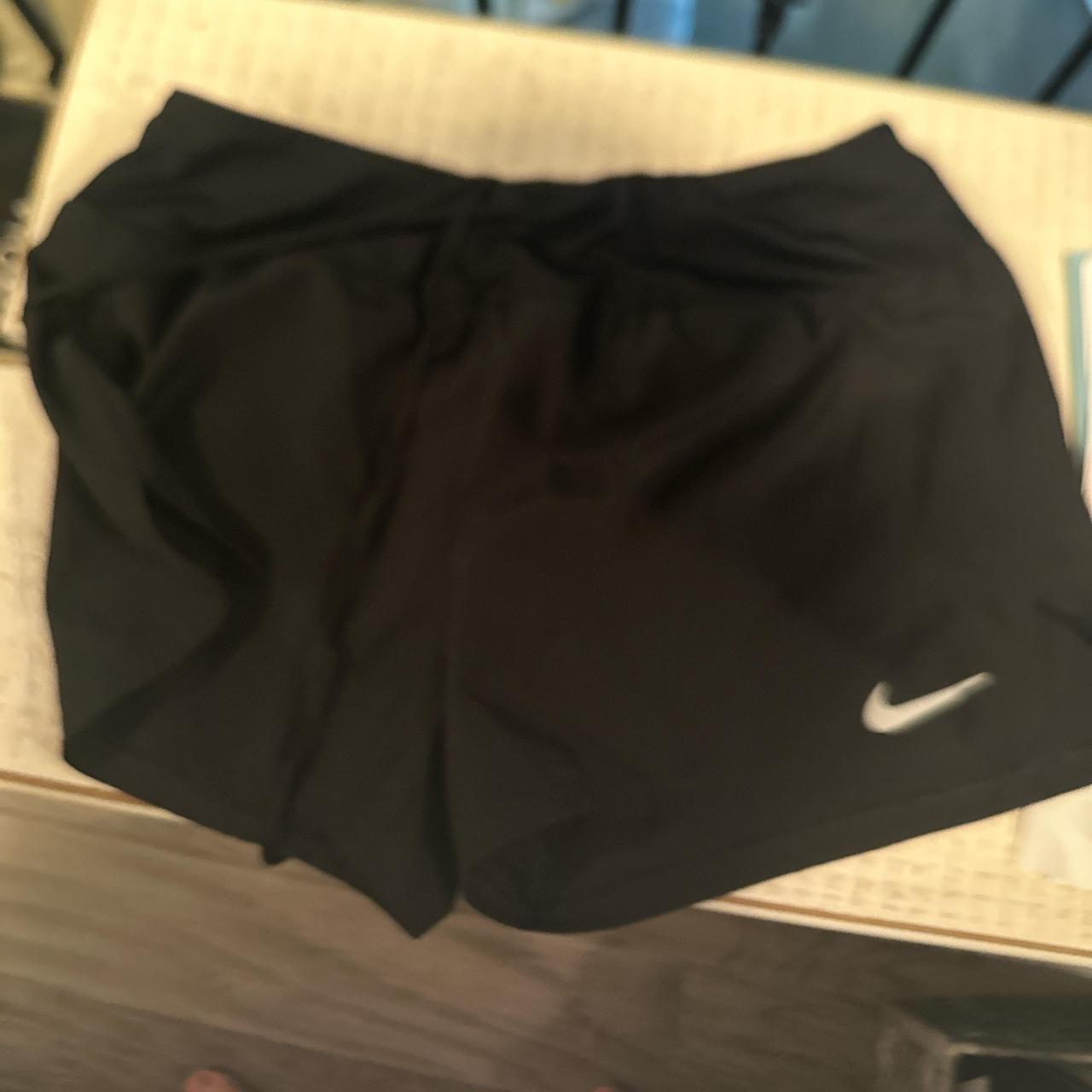 Nike black running shorts - perfect for summer. - Depop