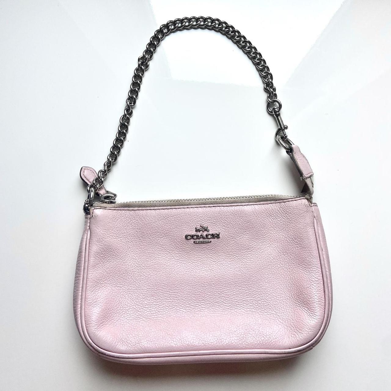 Vintage Pink Nolita Coach Mini Leather Purse Some... - Depop