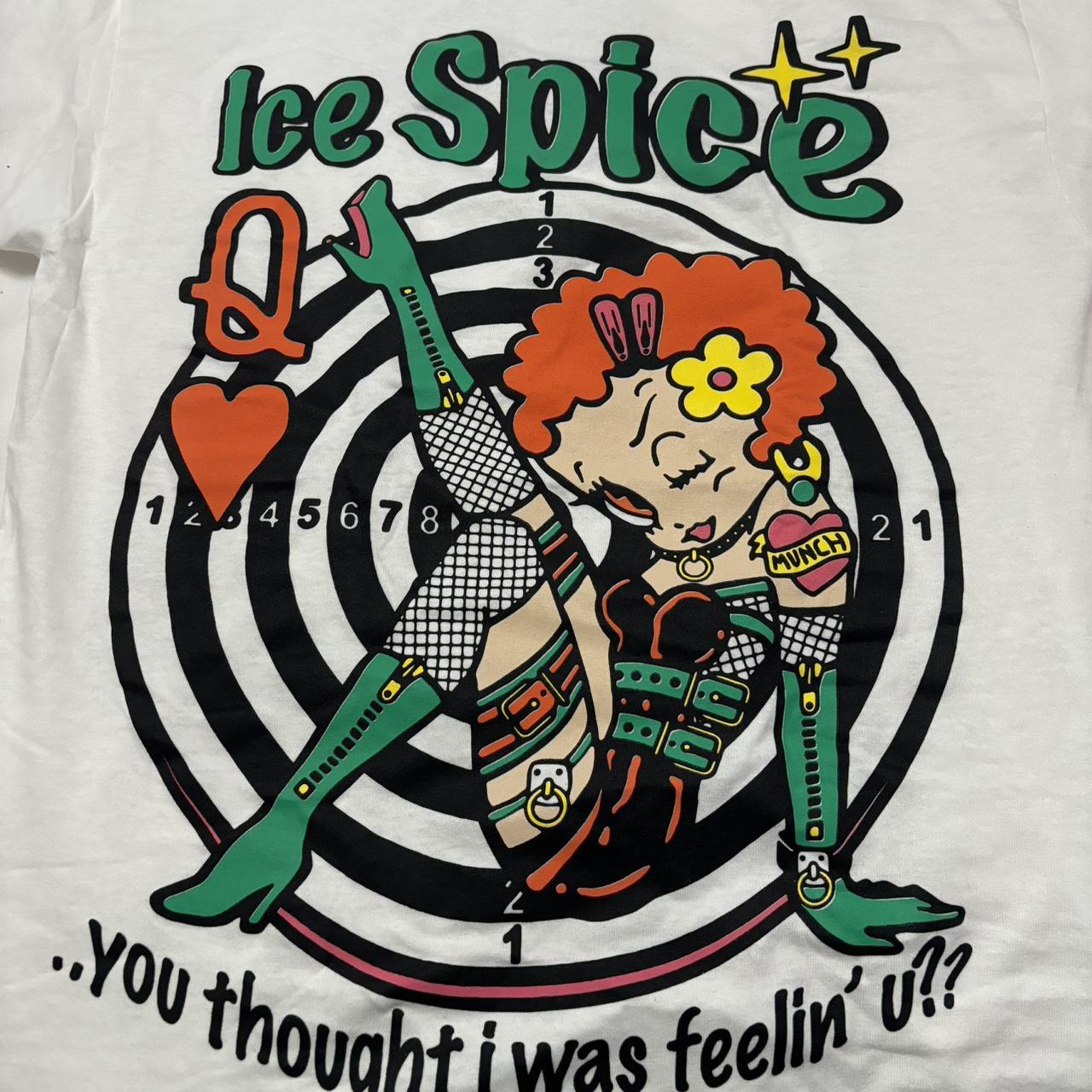 feel so good ice spice betty boop munch shirt never... - Depop