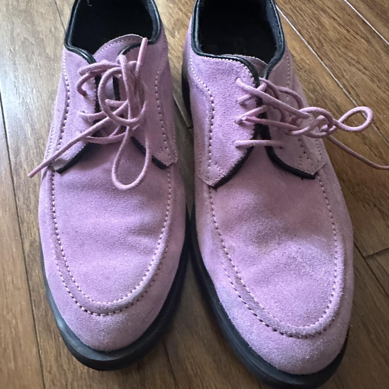 Elvis Oxford, pink hush puppies, men’s seven - Depop
