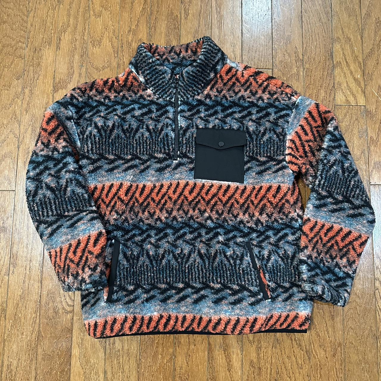 Small fleece mock neck women’s vintage - Depop