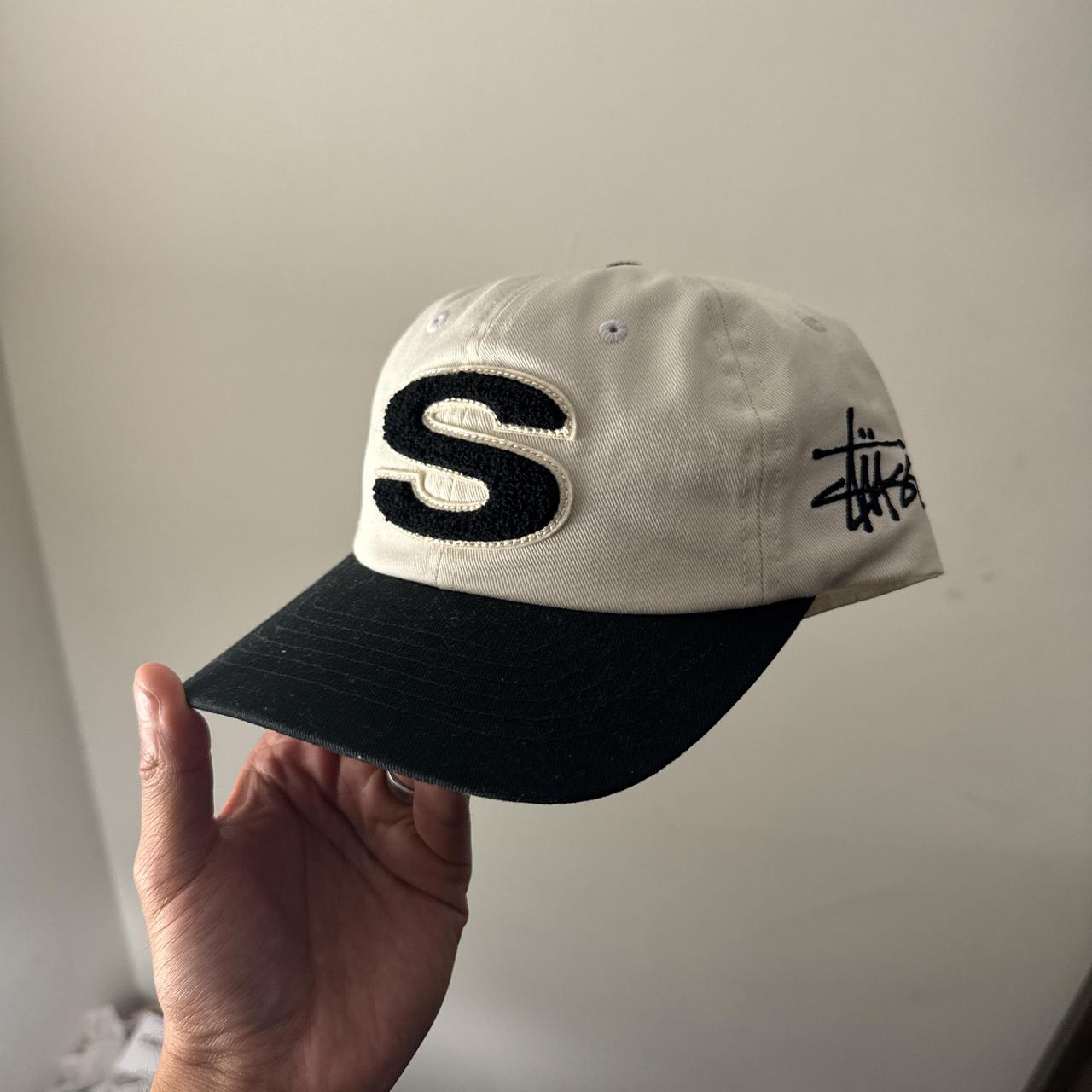 Stussy Chenille S Low Pro Cap Natural One Size - Depop