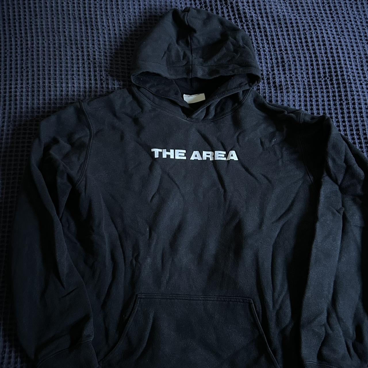 Black Area Hoodie Subtle black fade - Depop