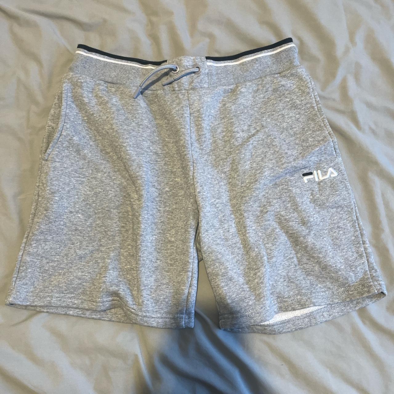 Men’s grey Fila shorts Size: S Excellent... - Depop