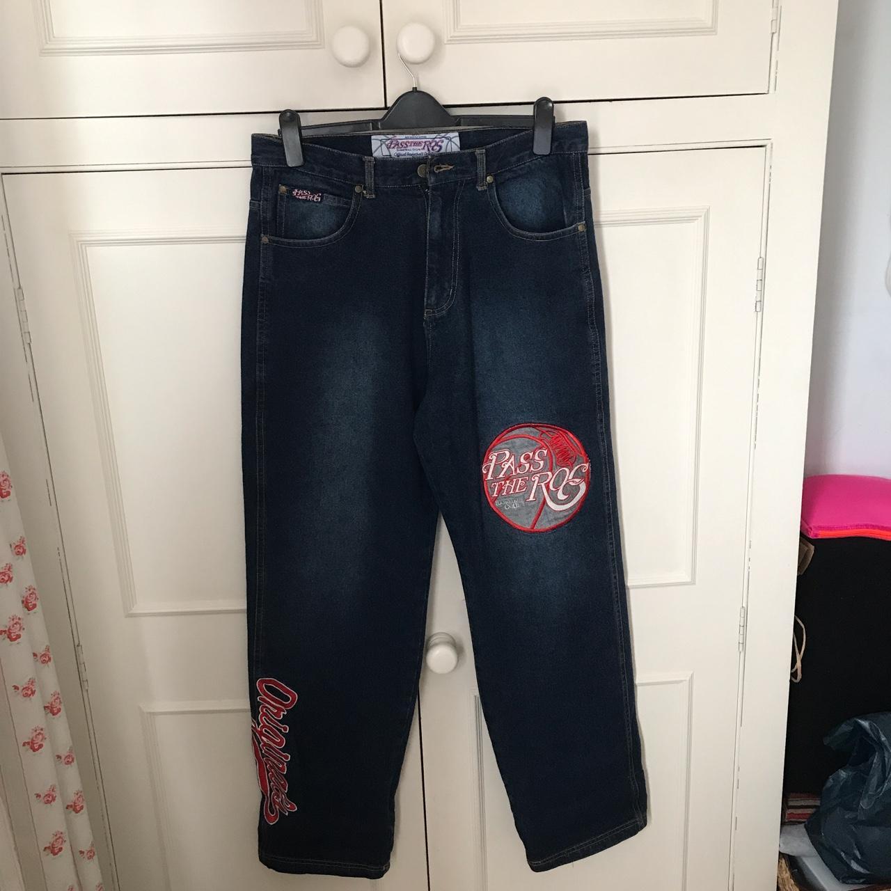 VINTAGE PASS THE ROC JEANS 32” WIDTH 30” LENGTH FOR... - Depop