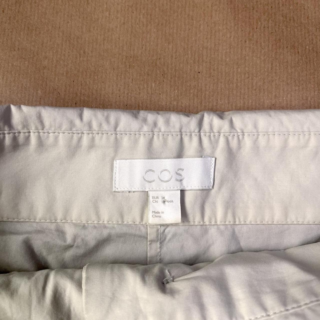 🌼 COS 100% COTTON CAPRI PANTS WITH FOLD-OVER WAIST 🌼... - Depop