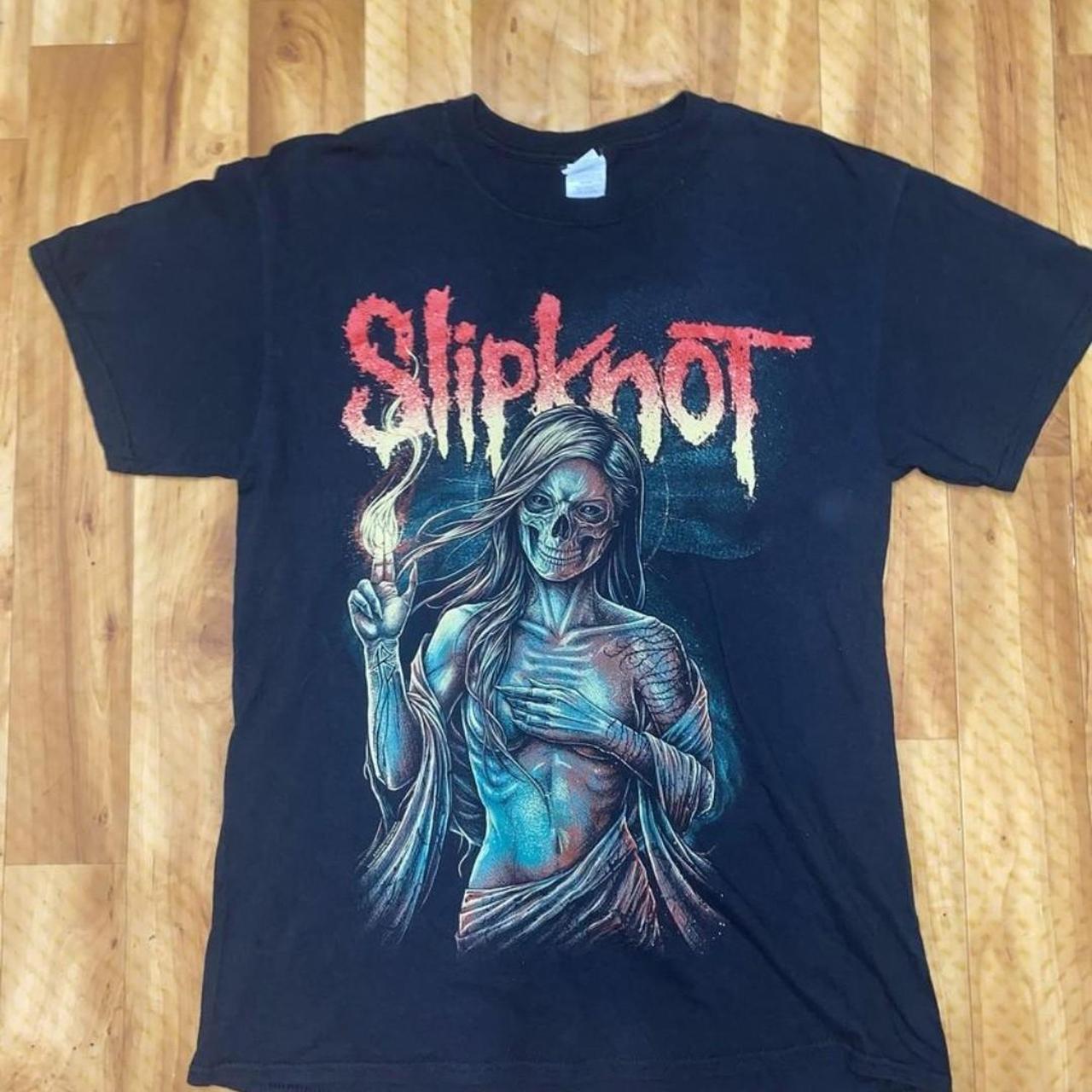 Retro Vintage Style Gildan Slipknot music band... - Depop