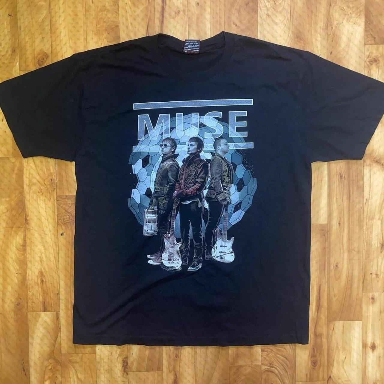 Vintage Muse music band rock graphic t-shirt single... - Depop