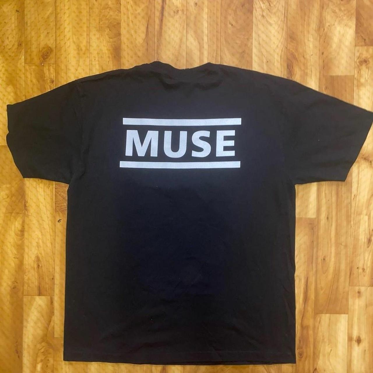Vintage Muse music band rock graphic t-shirt single... - Depop