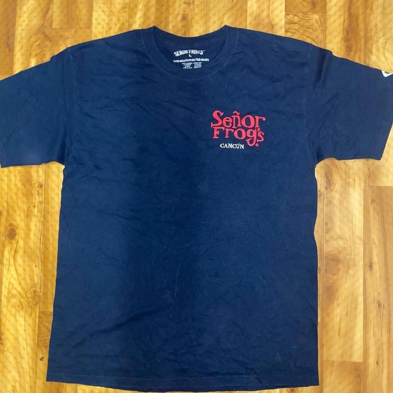 Retro Senor Frogs Cancun graphic t-shirt excellent... - Depop