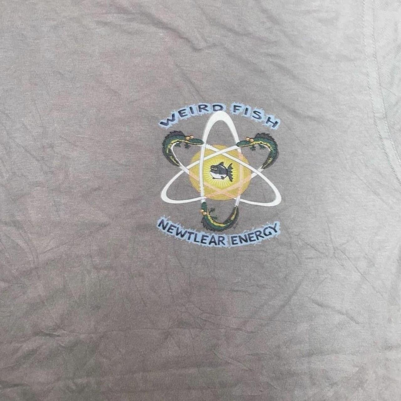 Vintage Retro Weird Fish Unique Graphic t-shirt size... - Depop