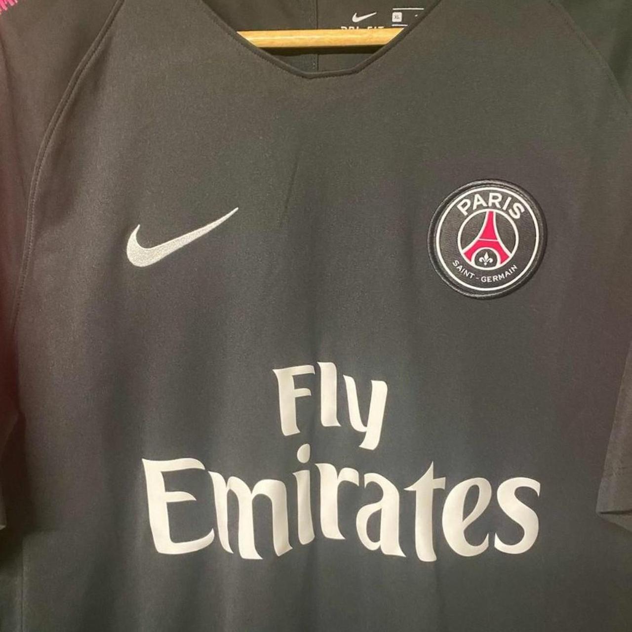 Nike PSG Paris Saint Germain training top jersey... - Depop
