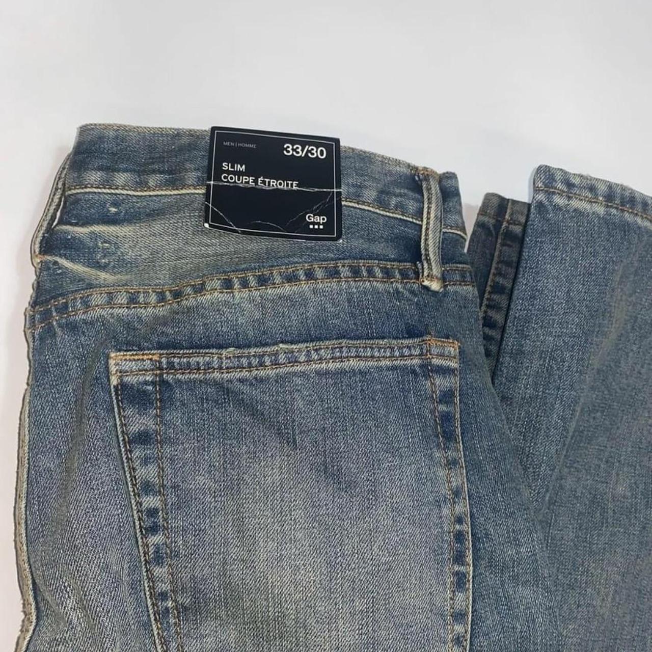 Men's GAP slim Jean's Size W33 L30, BNWT brand new... - Depop