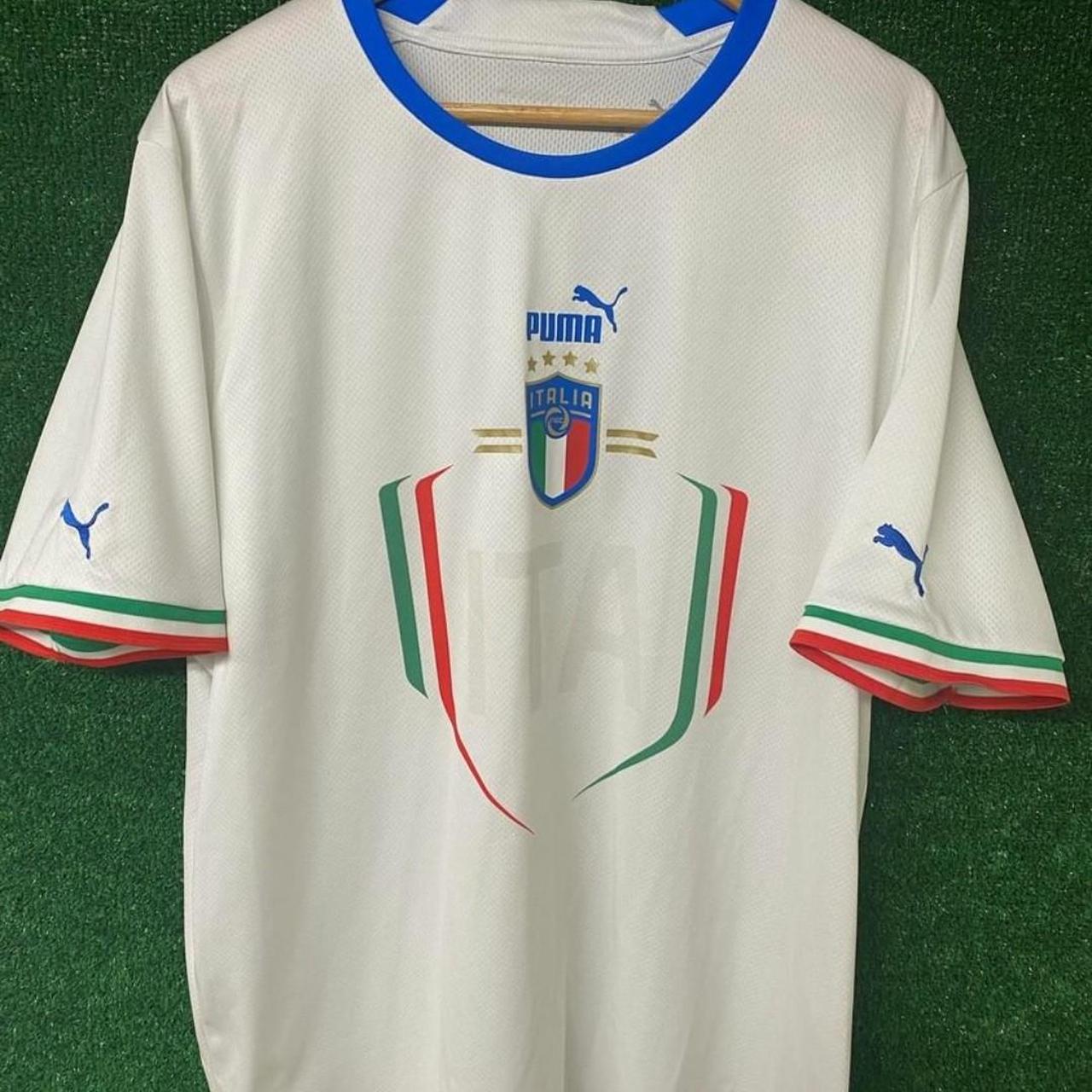 Puma Italy 2022/2023 away football shirt jersey size... - Depop