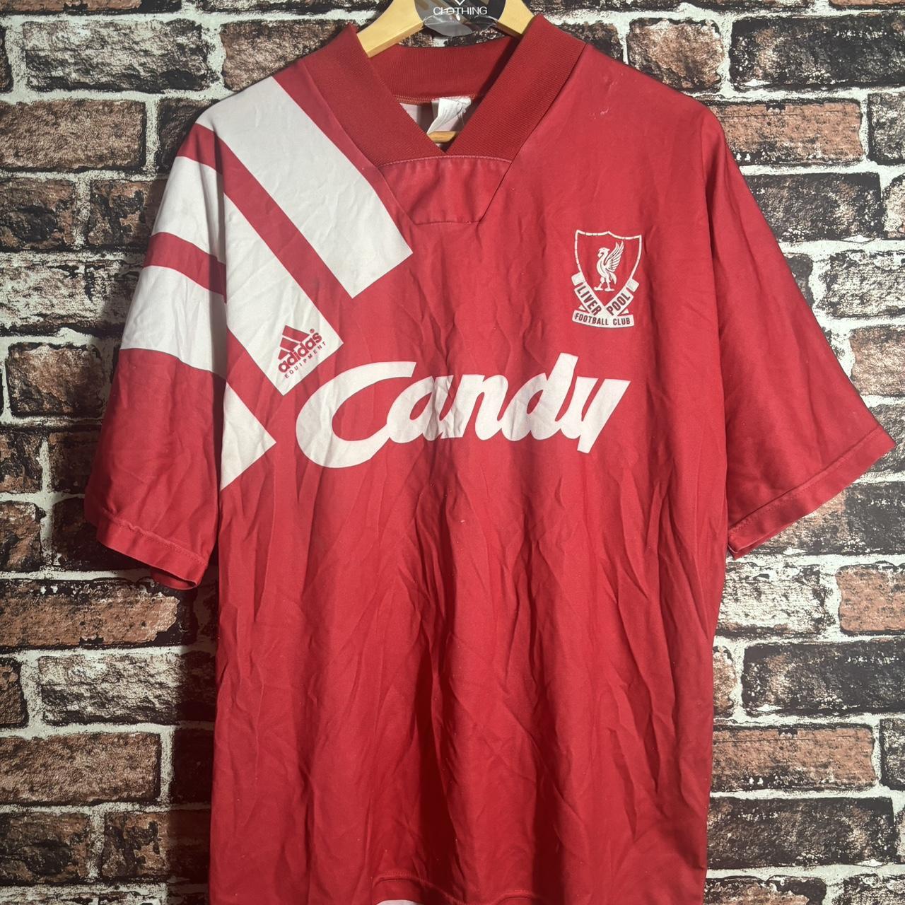 Retro Vintage 90's Liverpool FC club shop football... - Depop