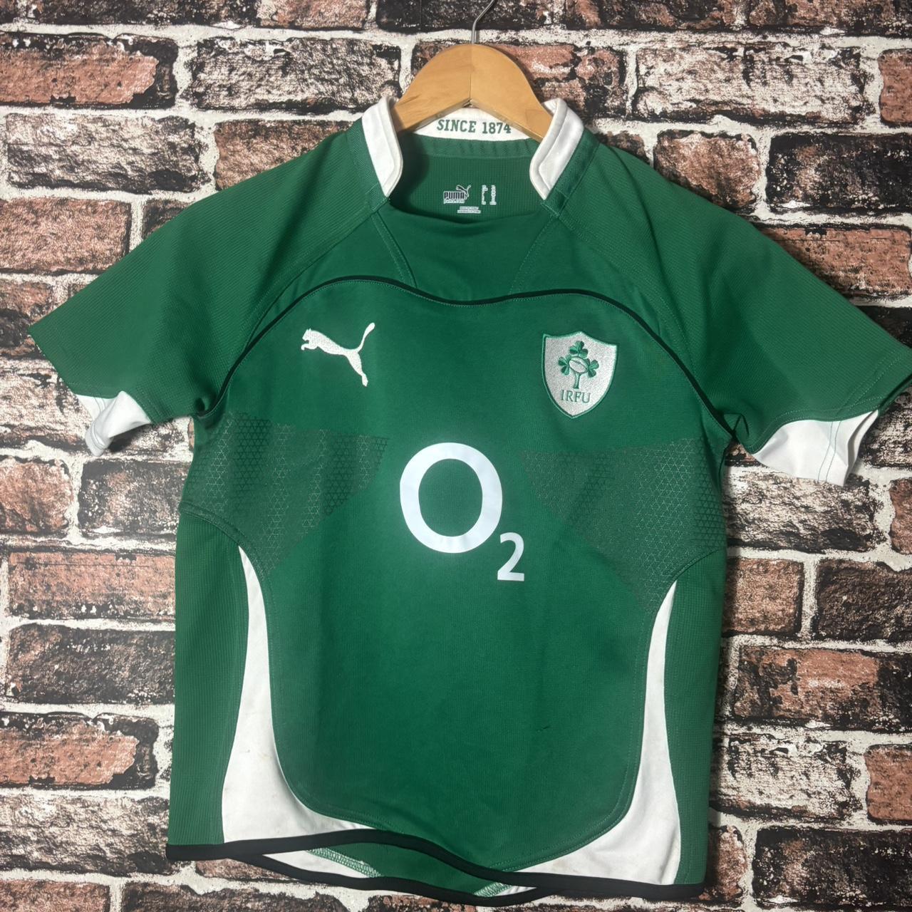 Puma IRFU Irish rugby jersey age 9-11 years, in good... | Depop