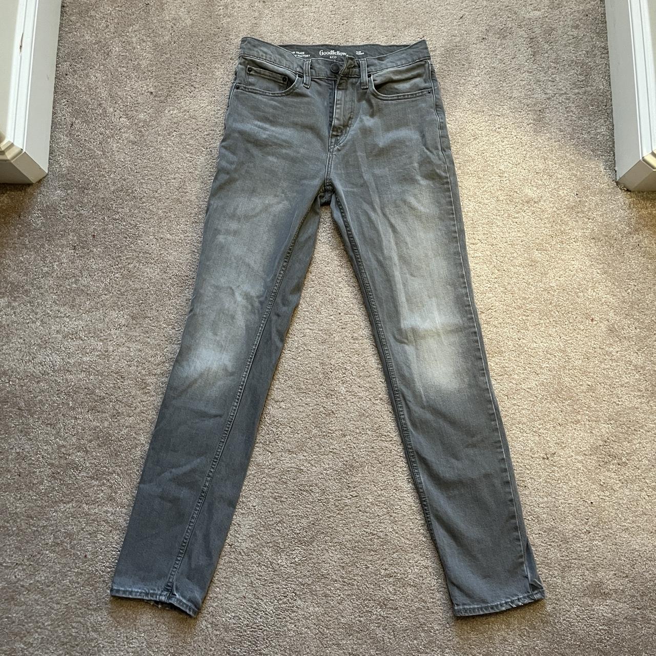 Goodfellow grey jeans Slim fit Nice wash Good... - Depop