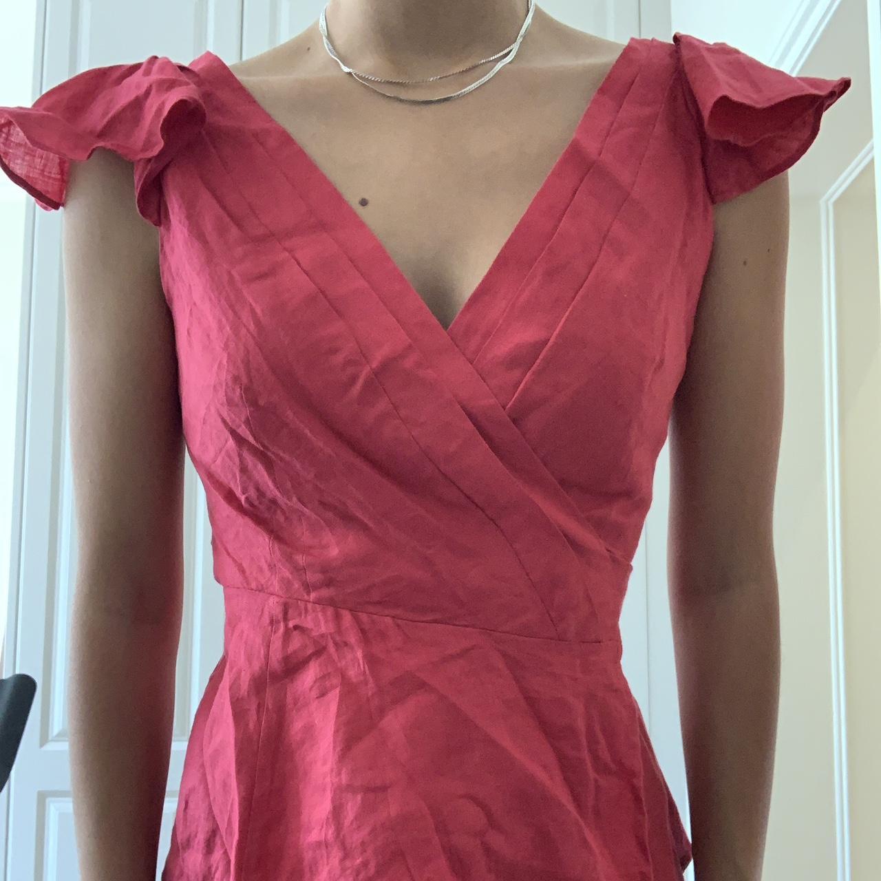 Zara small ruffle sleeve wrap top Size S Excellent... - Depop