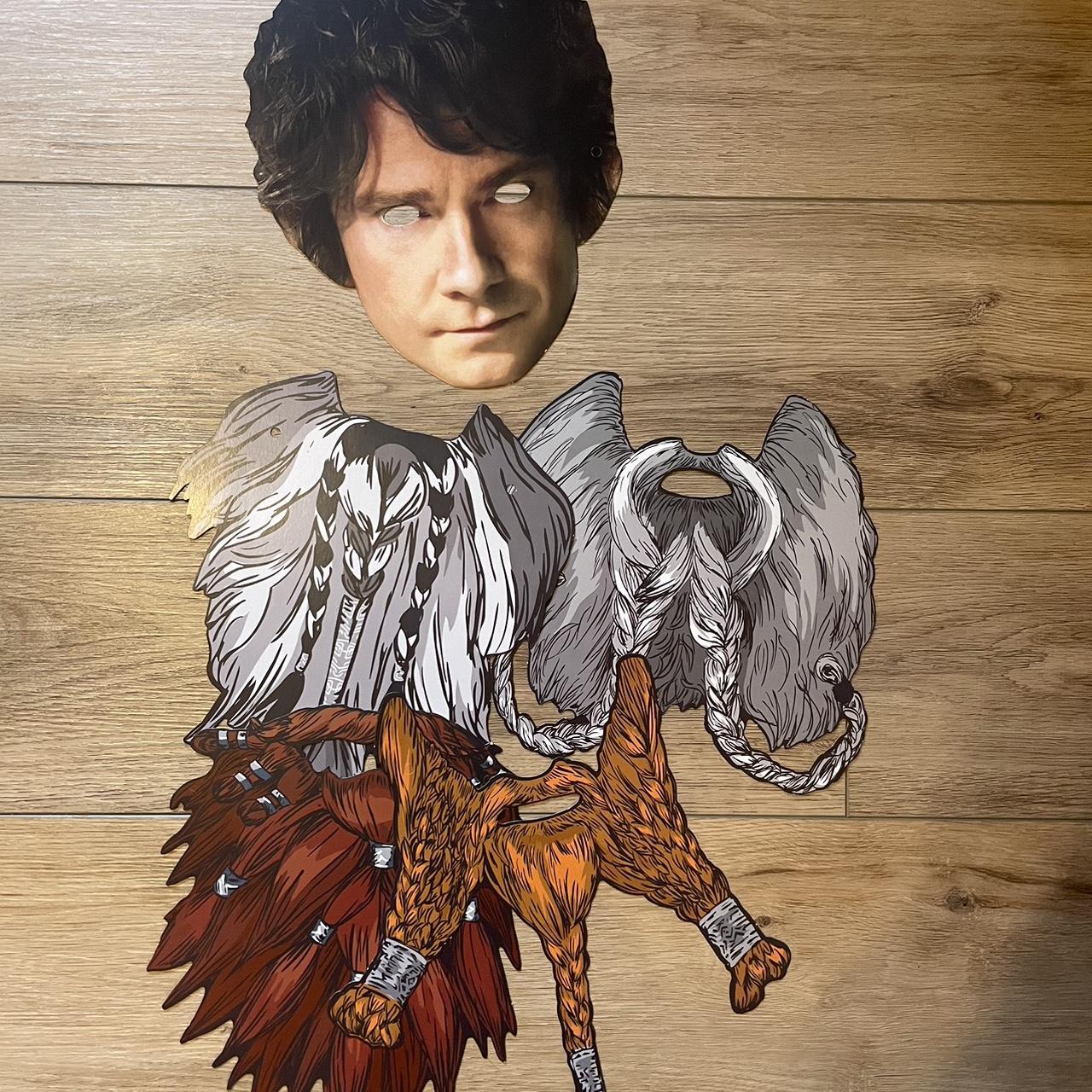 Bundle of Official The Hobbit 3D Poster & Mask/Beard... - Depop