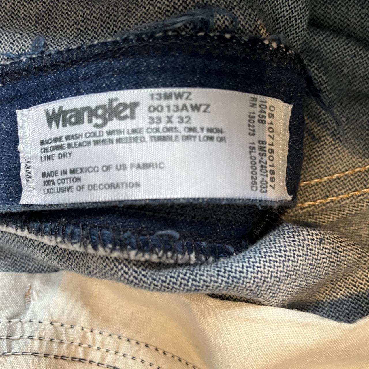 Vintage Wrangler Baggy Denim Genes navy... - Depop