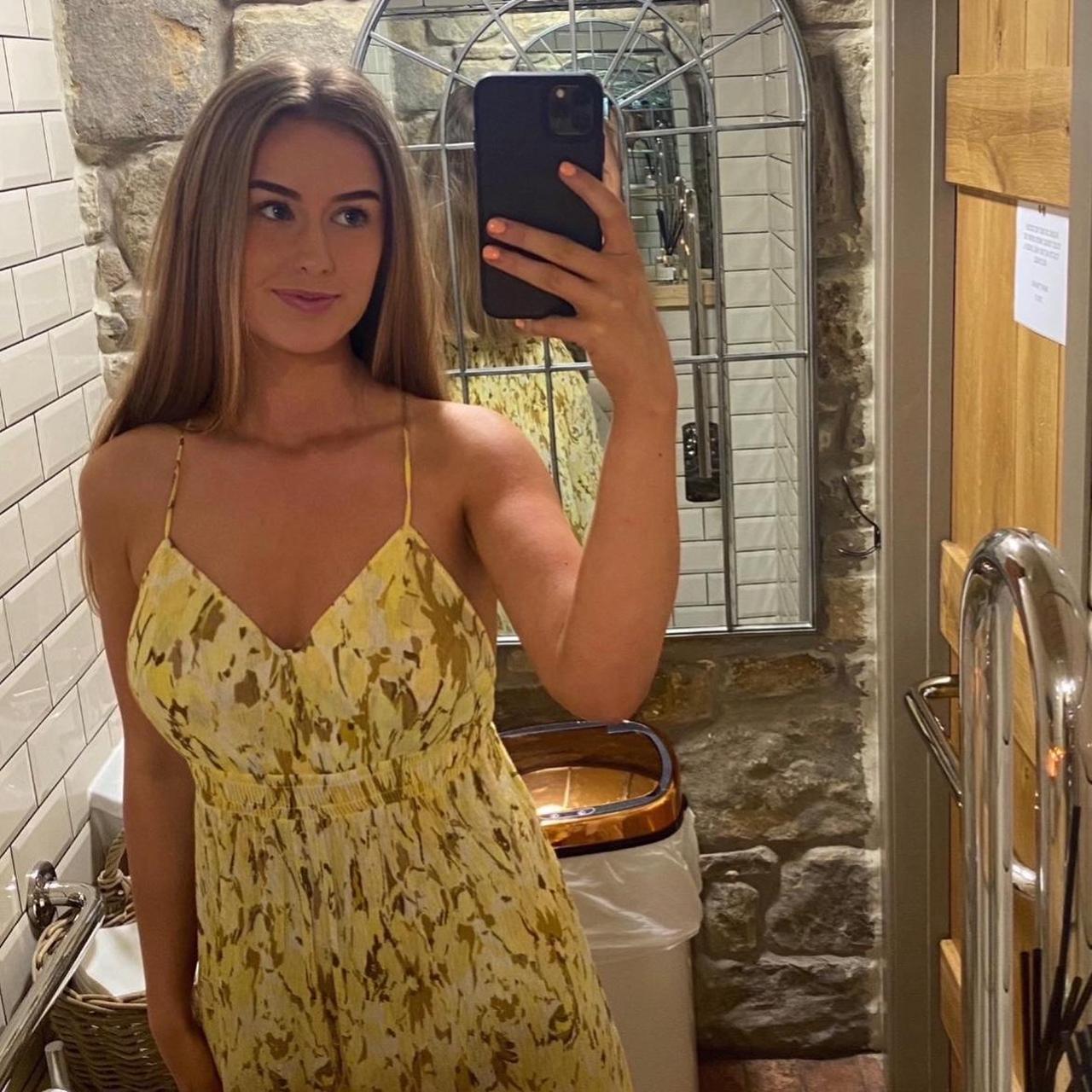 Mango Yellow Maxi Dress The Perfect Dress For Depop