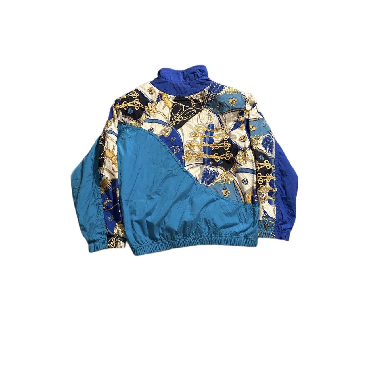 90’s Pattern Windbreaker - Depop