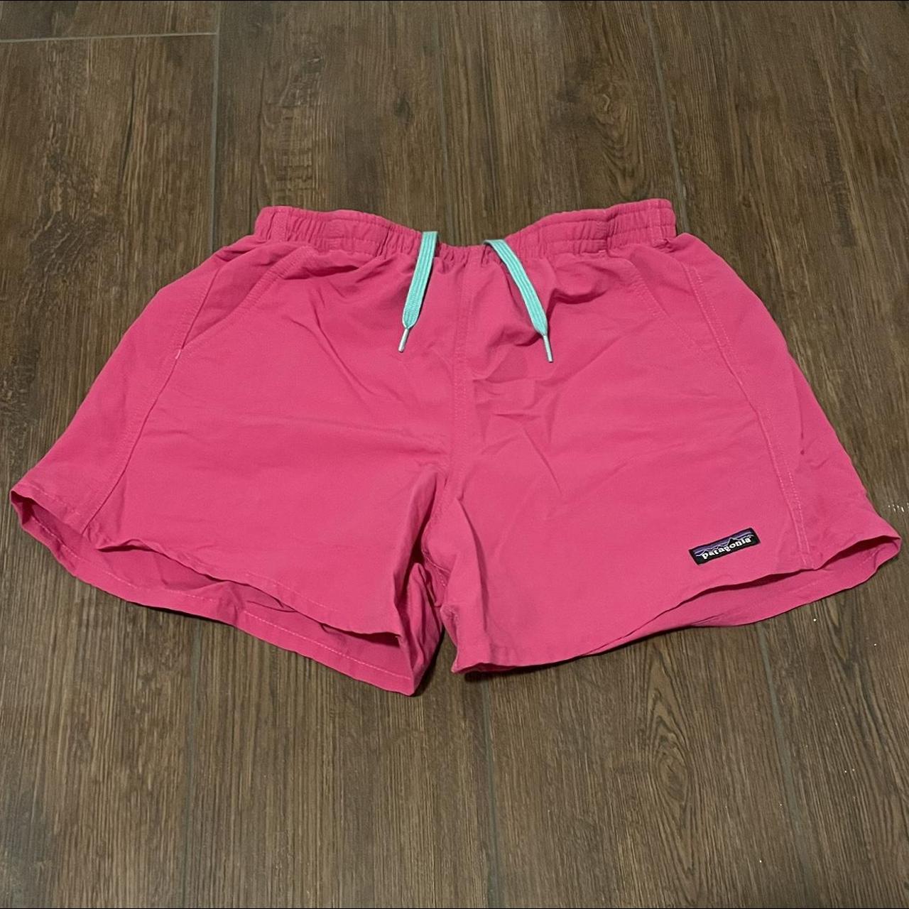 Pink Patagonia Shorts Barely worn Offers are... - Depop