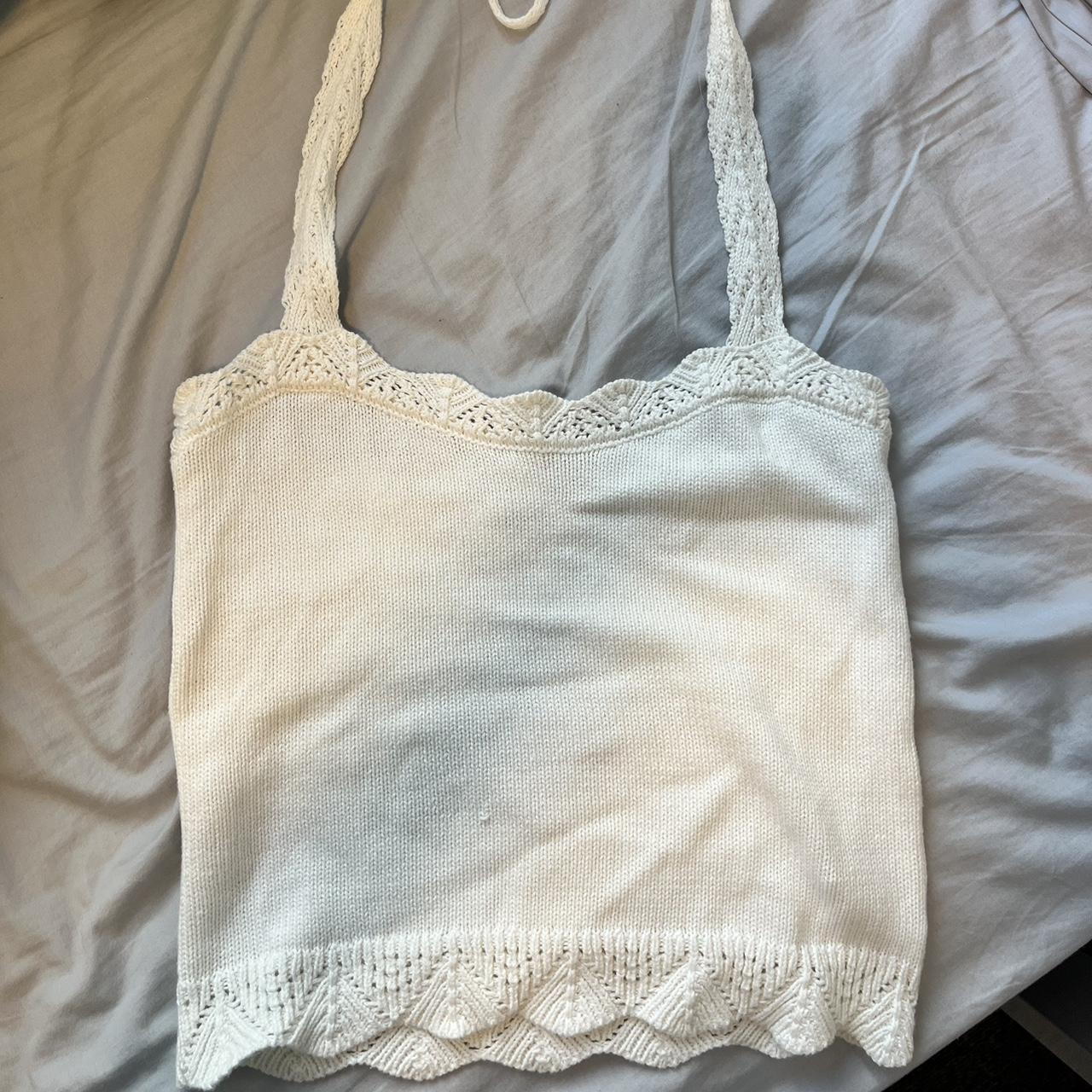 Gorgeous knit glassons top Halter neck style Never... - Depop