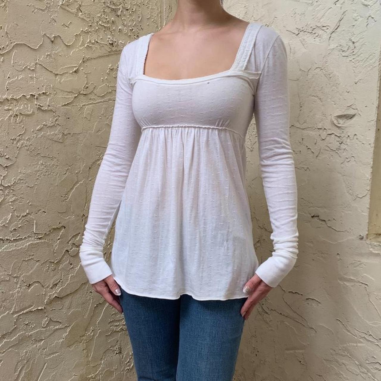 Abercrombie & Fitch Women's White Shirt | Depop