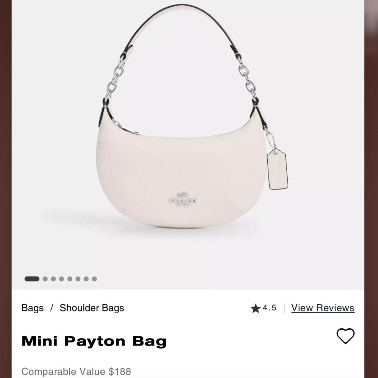 Coach mini payton shoulder bag | Depop