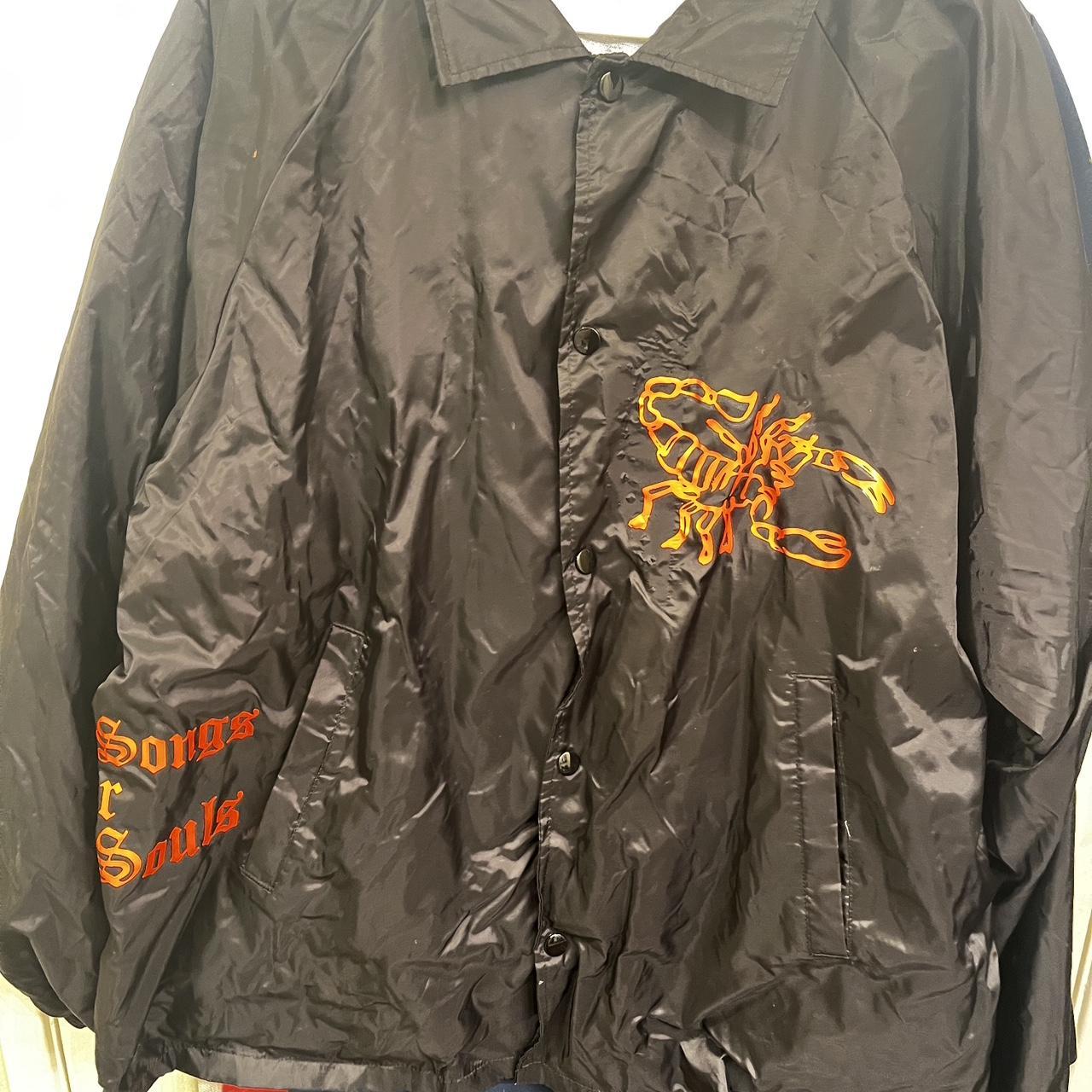 Augusta Sportswear Men's Orange and Black Jacket | Depop