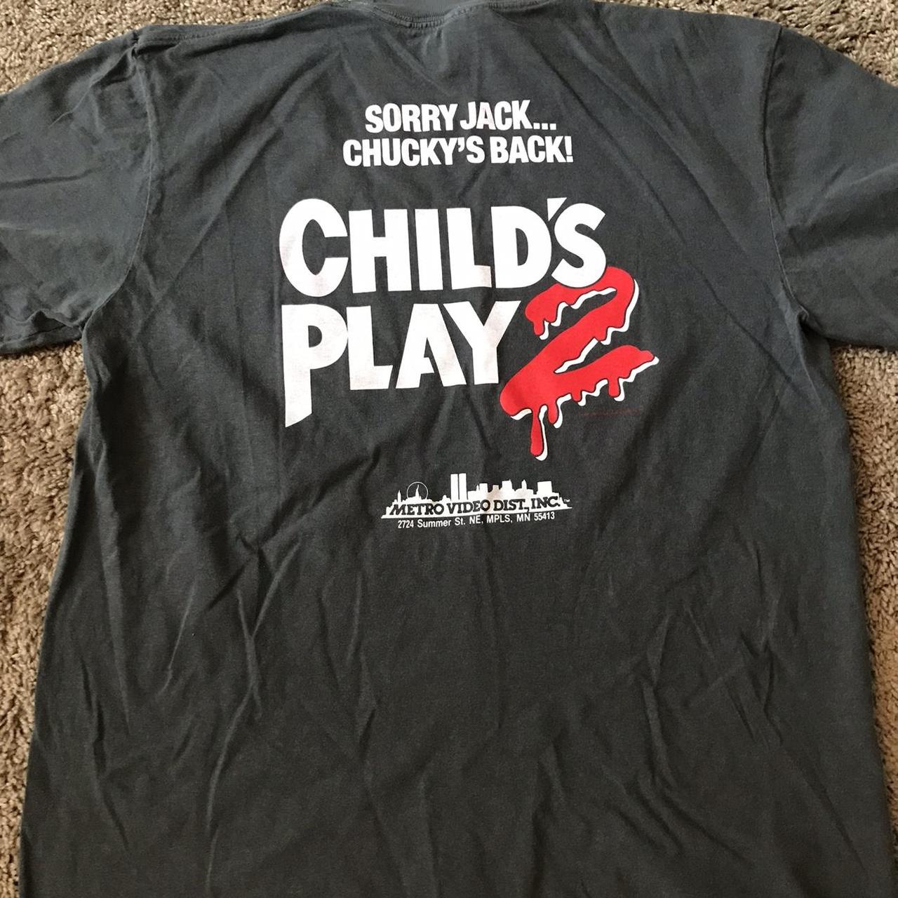 Child’s Play 2 shirt on pepper comfort colors. New... - Depop