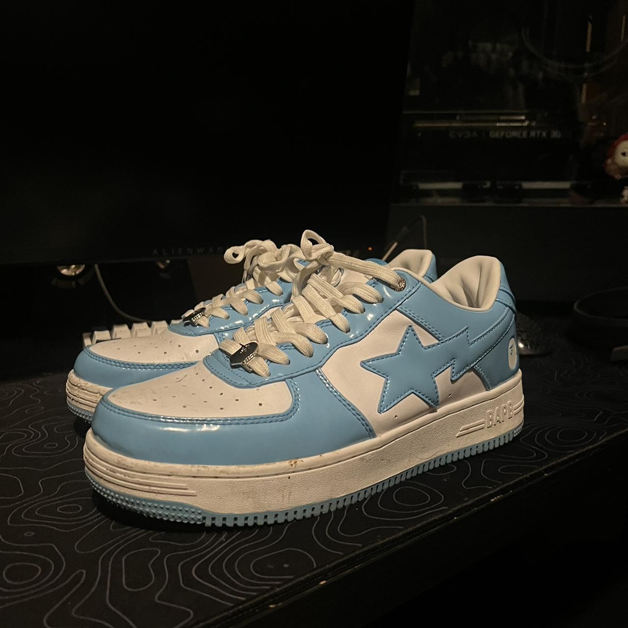 A Bathing Ape Bape Sta Low Bapestas size 11 8/10... - Depop
