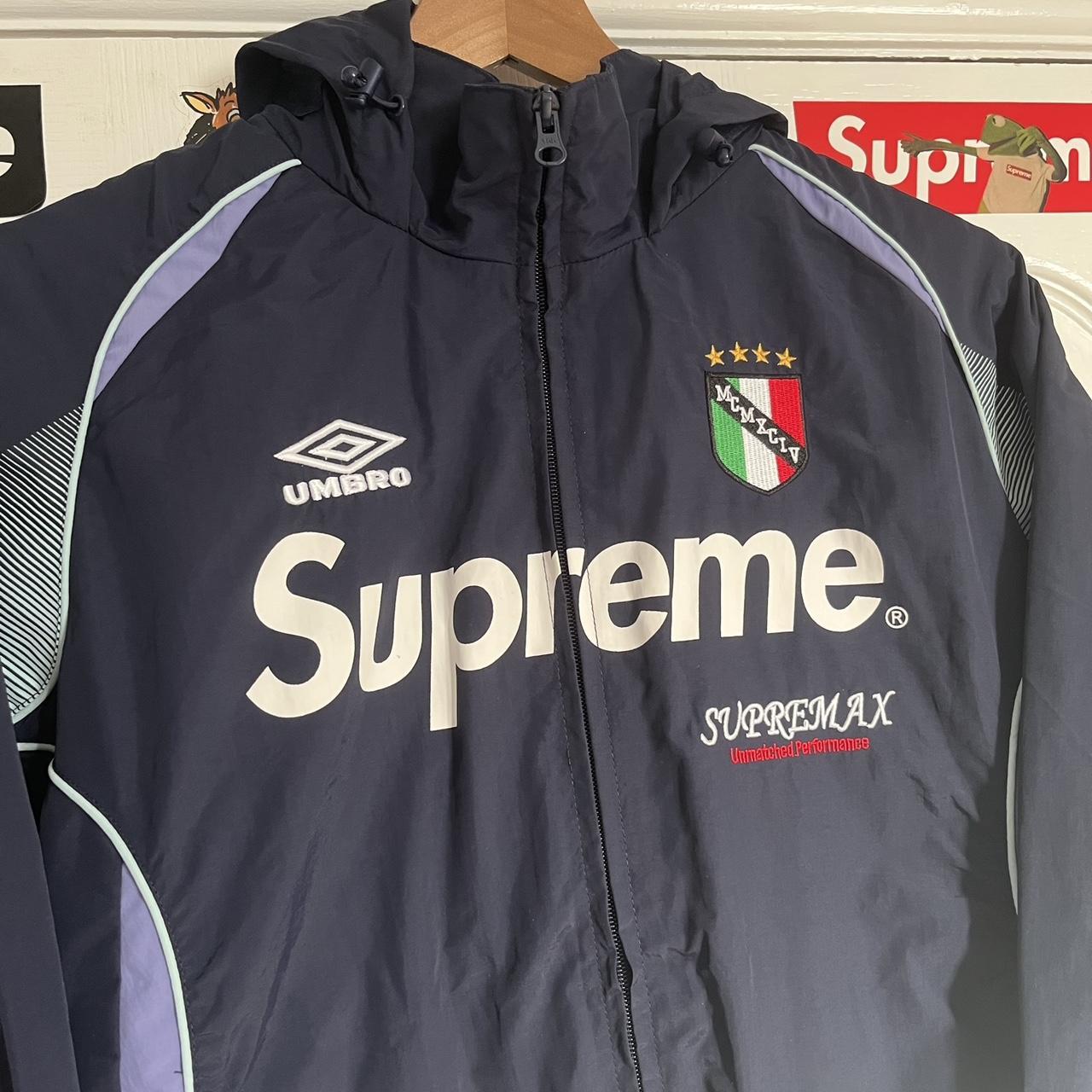 Supreme x Umbro Windbreaker SS22 Drop Worn a couple... - Depop