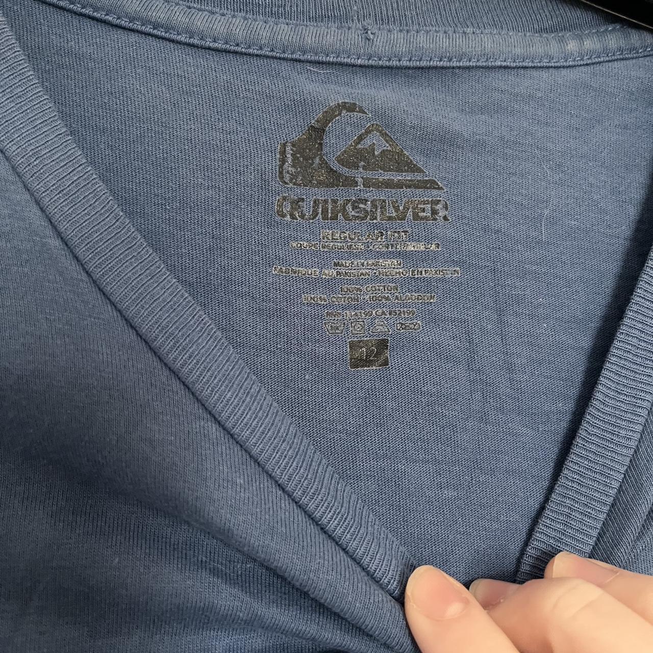 Quiksilver top white mark near the right... - Depop
