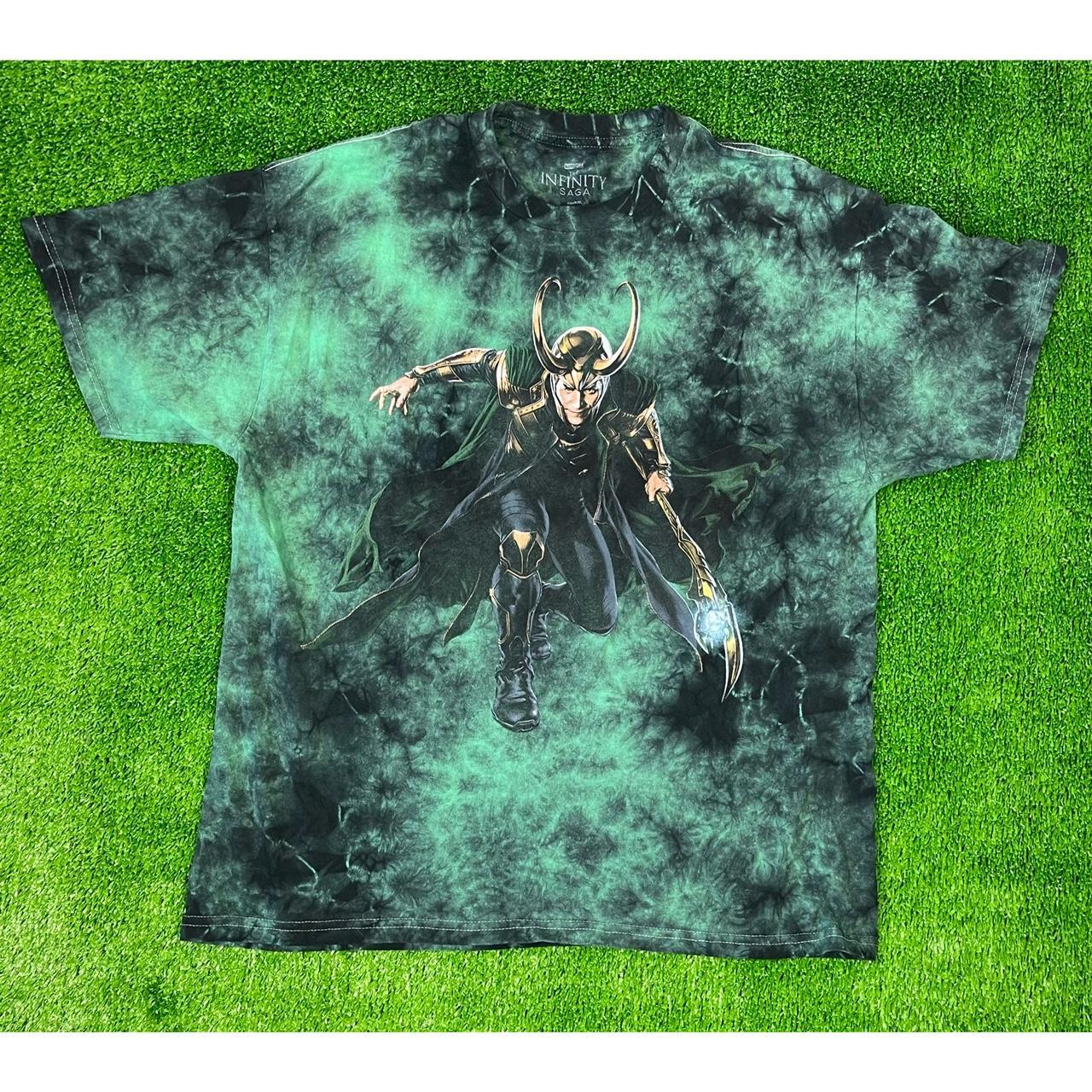 Marvel Studios The Infinity Saga Loki Tie Dye... - Depop