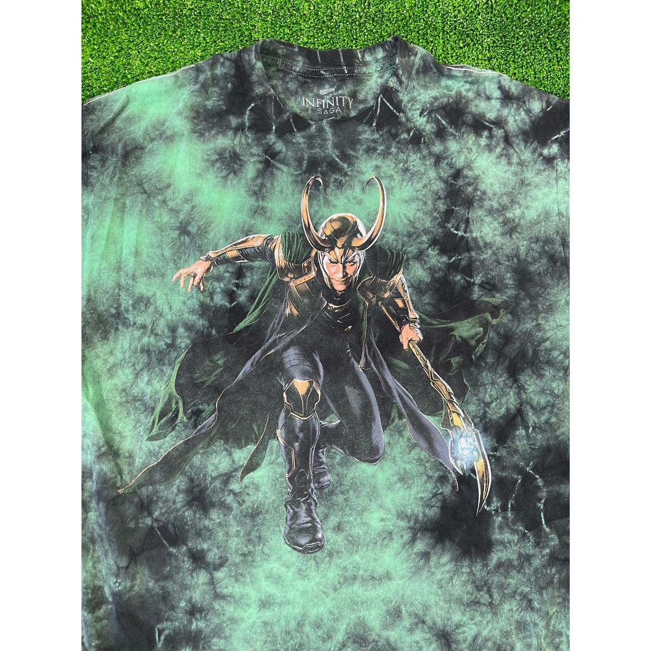 Marvel Studios The Infinity Saga Loki Tie Dye... - Depop