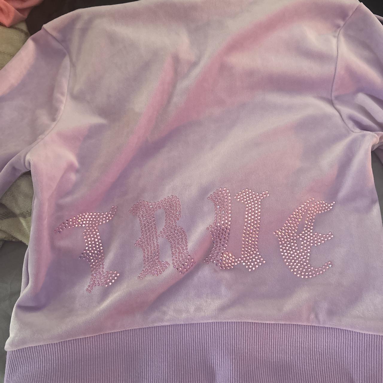 Brand New True Religion Zip Up with rhinestones.... - Depop