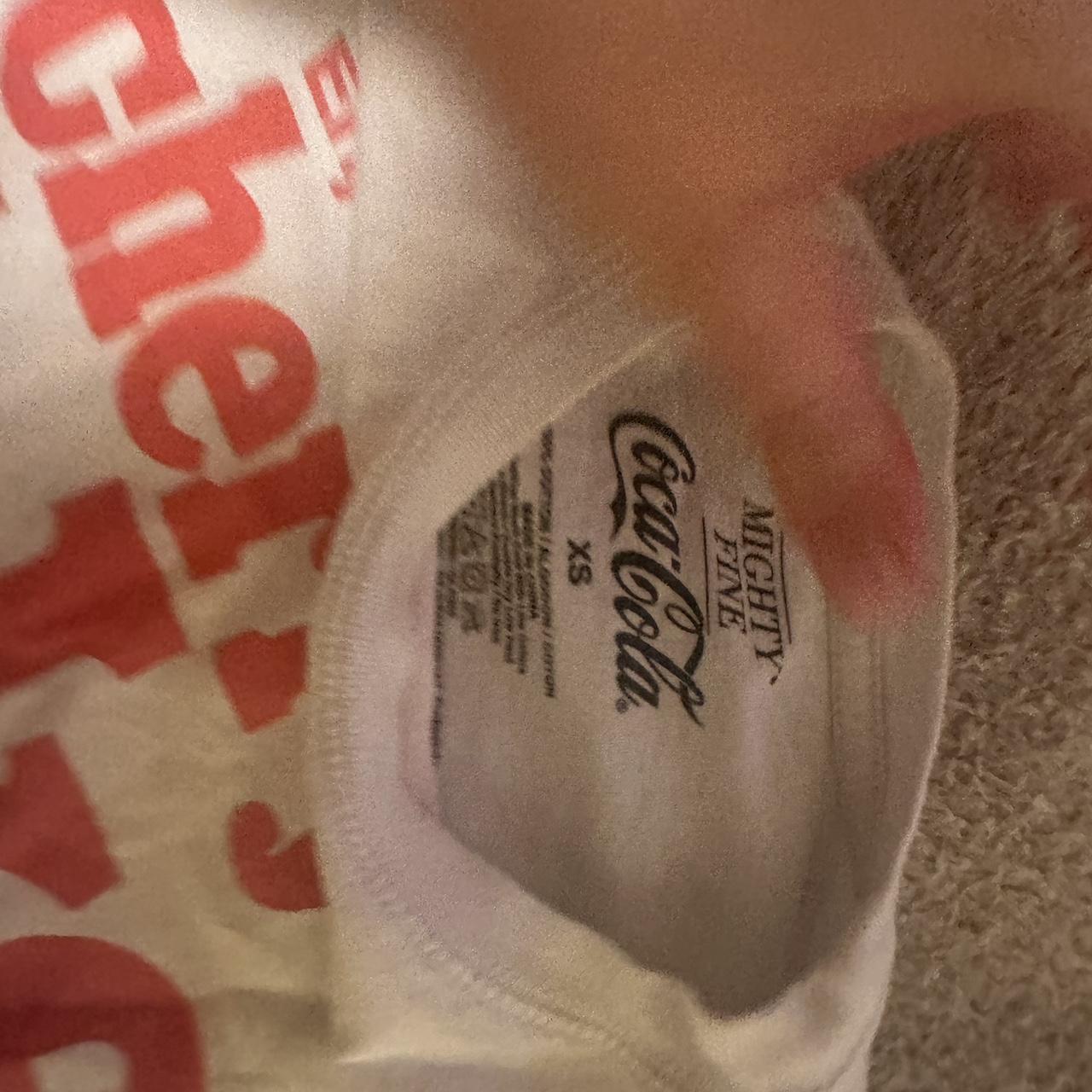 Coca Cola crop top! Fits up to a medium and is super... - Depop