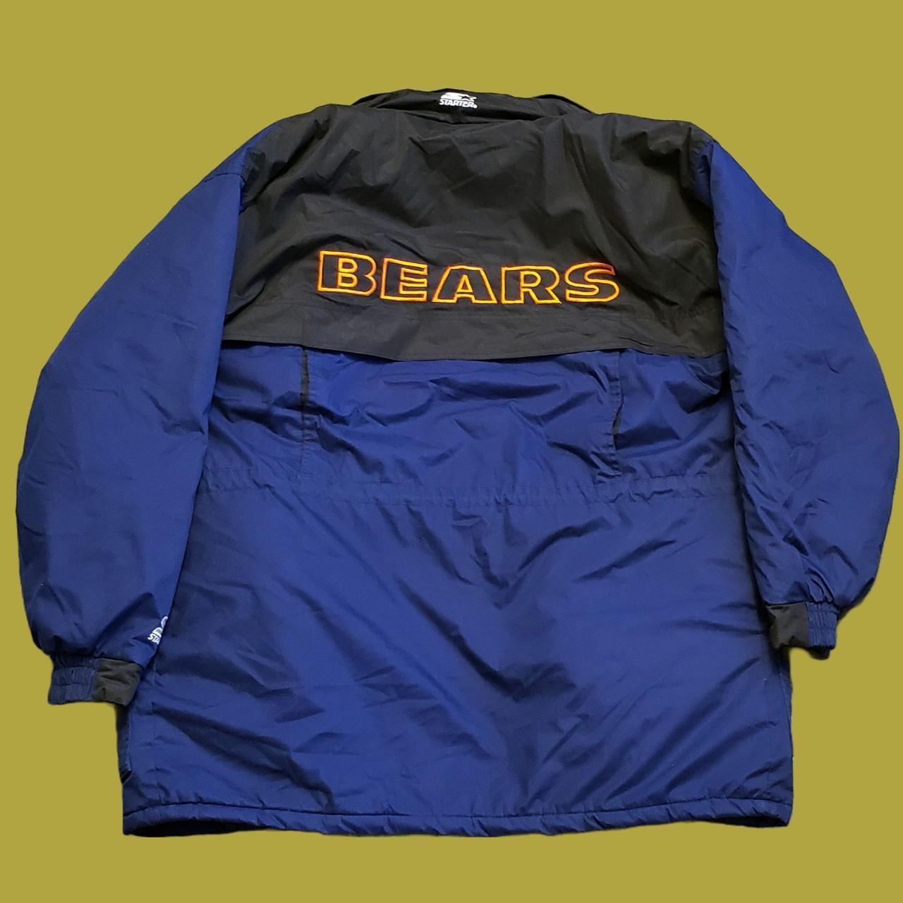 Vintage Y2K official Chicago Bears Starter jacket,... - Depop Vintage Y2K official Chicago Bears Starter jacket,... - Depop