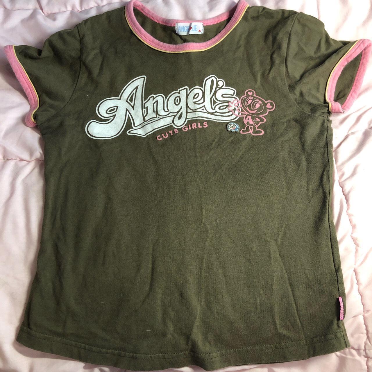 Angel’s Blue Baby Tee 👼🏻 (repop) ️SEND REASONABLE... - Depop