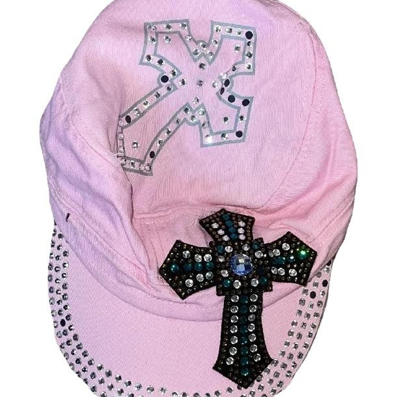Ed Hardy Women's Pink Hat | Depop