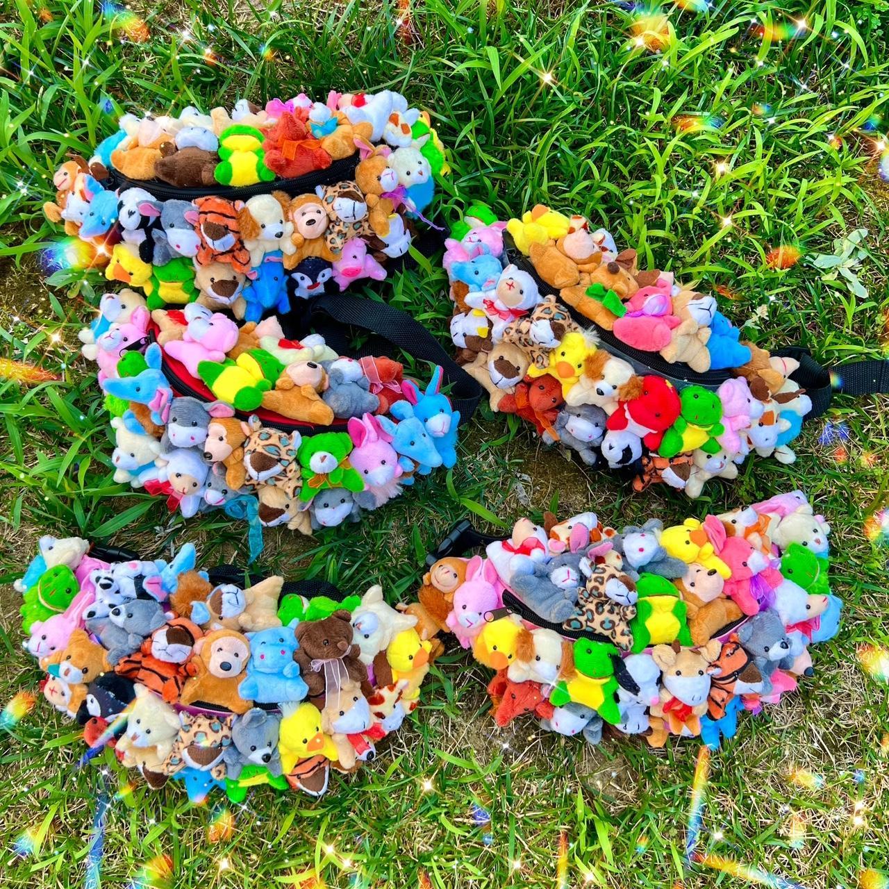 Plushy Fanny Pack 🧸💚 Stuffed Animal Plushy Bags... - Depop