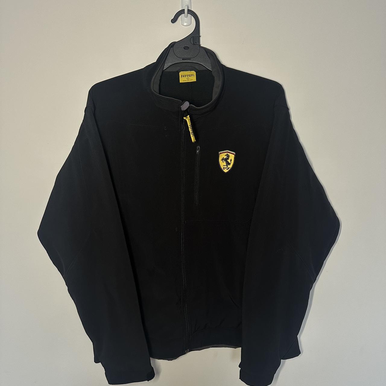 VINTAGE MENS FERRARI JACKET SUSTAINABLE HAND PICKED... - Depop