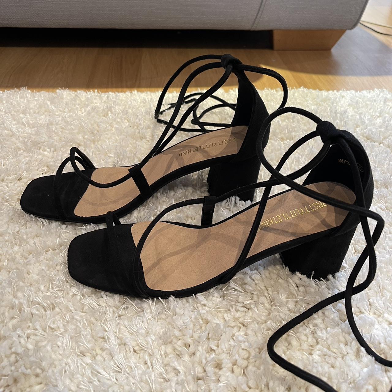 Gorgeous black block heel sandals from Pretty Little... - Depop