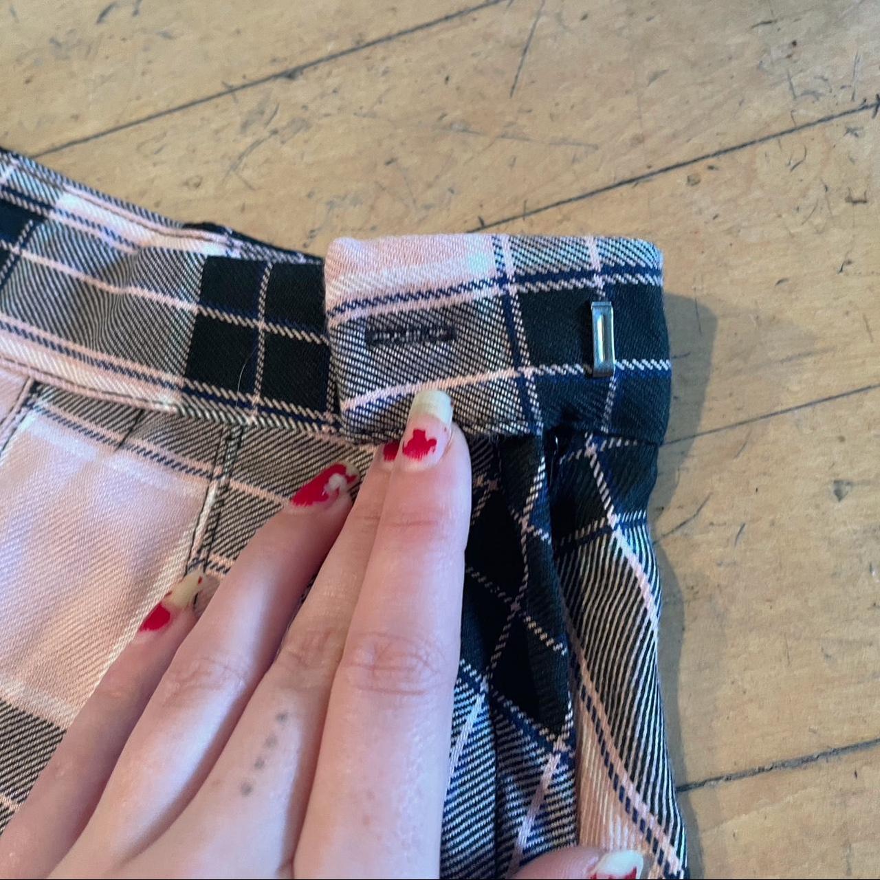 Cute baby pink alt skirt - Depop